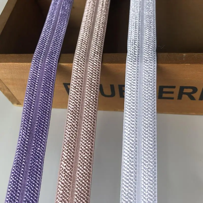 1.5cm Snake Pattern Elastic Edging Tape Nylon Folded Elastic Down ...