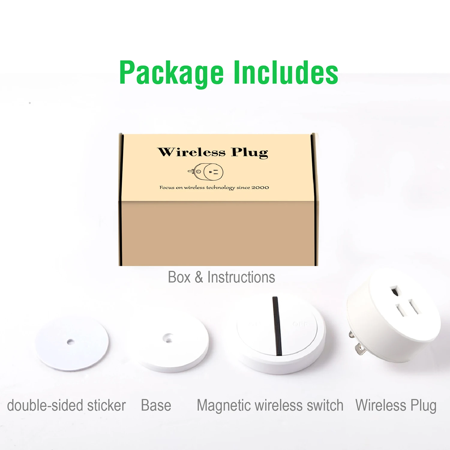 Mini Smart Power Socket Plug No Wiring No Hub Needed 160ft Rf Range 10a ...