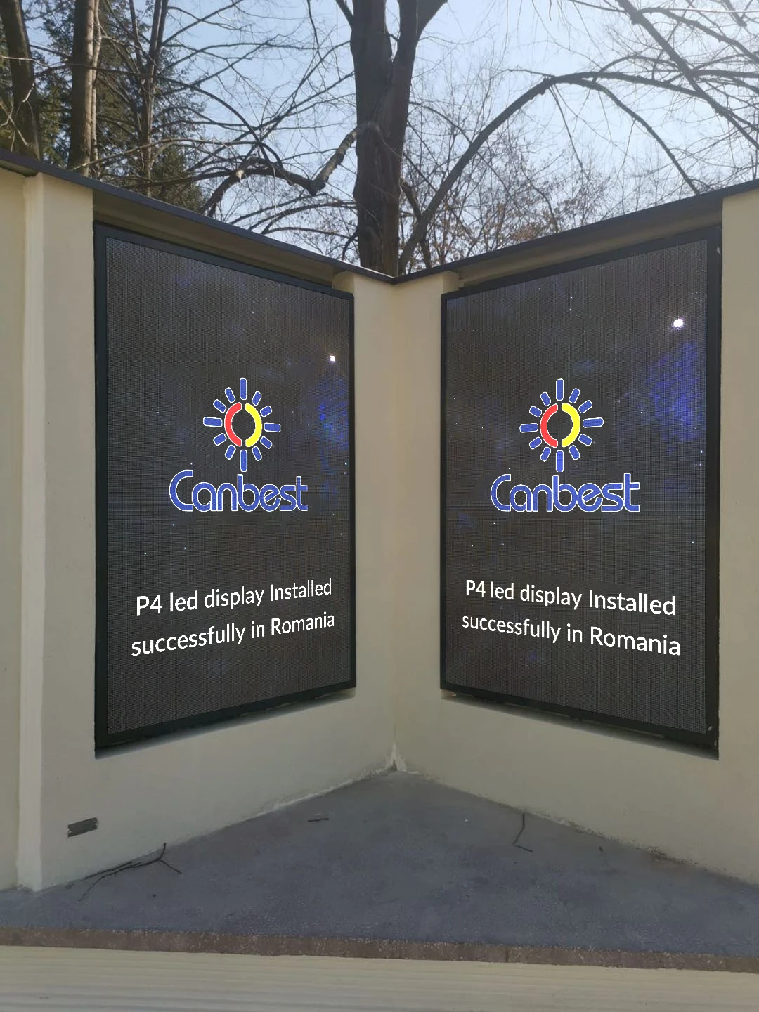 Front Maintenance Outdoor Billboard Double Sided P4 4mm Led Display ...