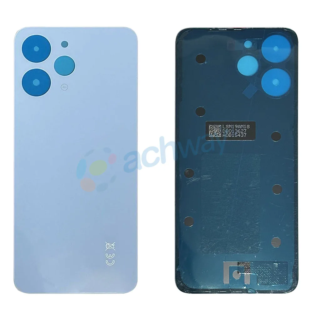 6.79" Back Glass Housing For Xiaomi Redmi 12 Back Battery Cover ...