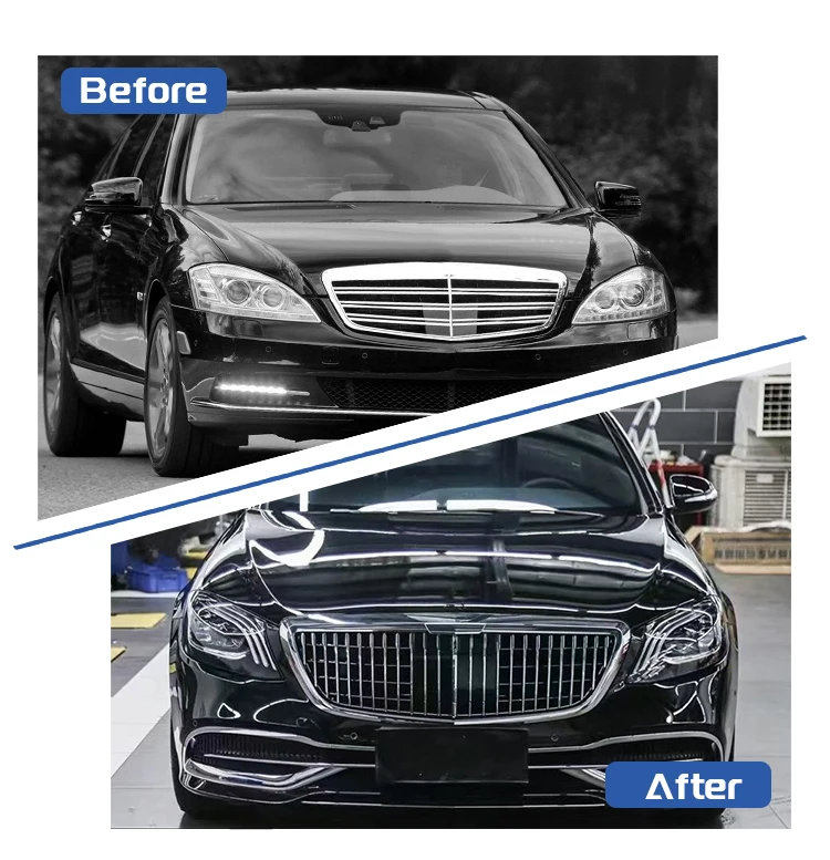 Leishuo Auto Parts Body Kit Bodykit Including Front Bumper for Mercedes ...