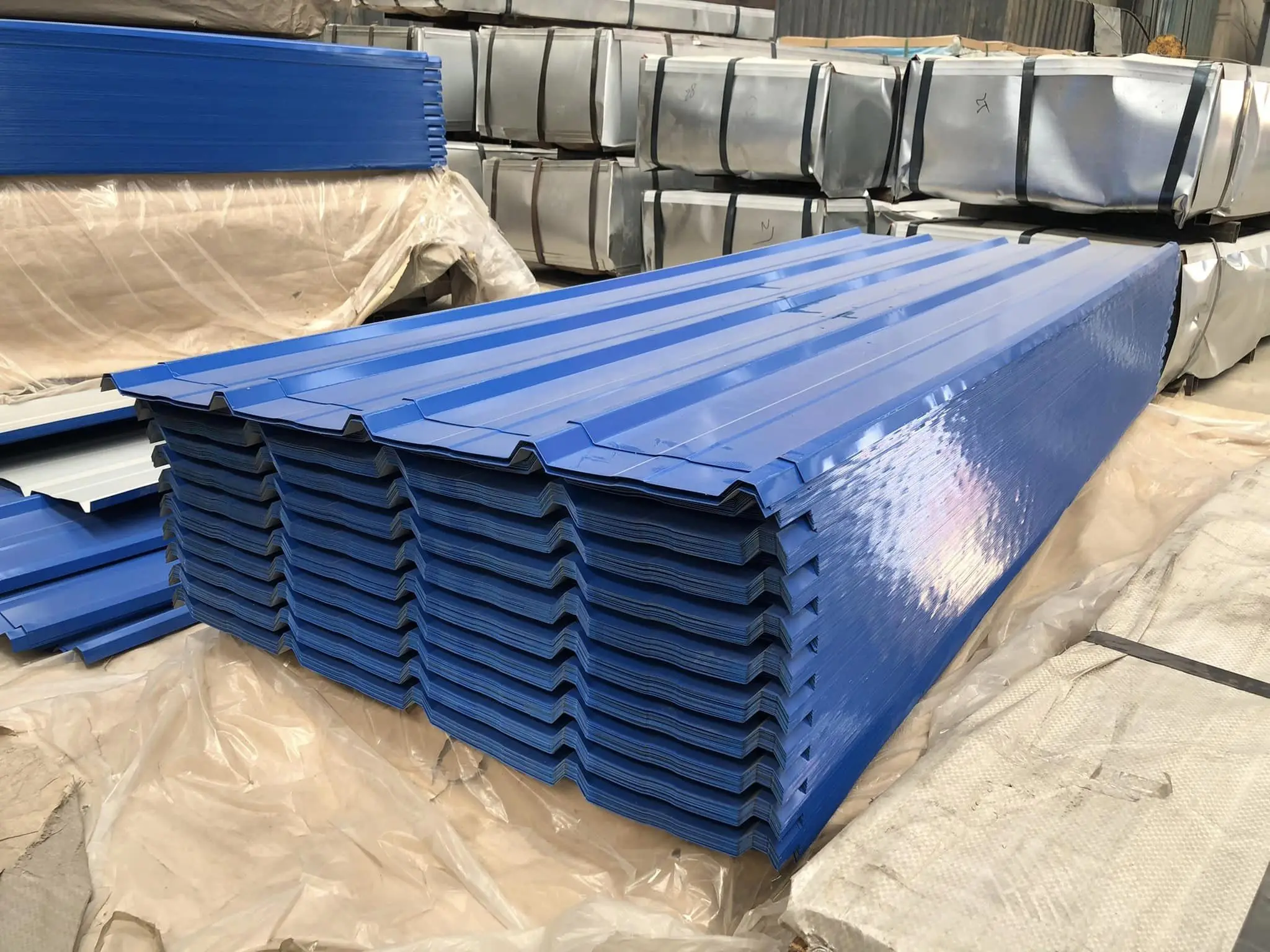 Galvanized Corrugated Steel Sheet Tole/corrugated Steel Sheet/painted ...