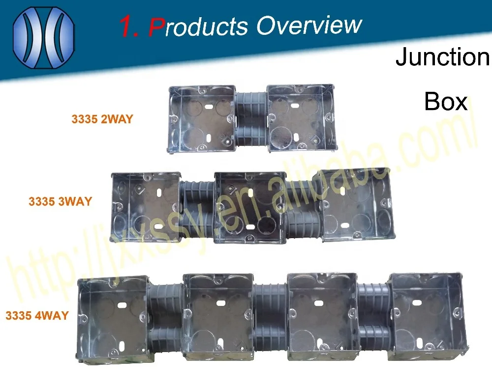 7x7 Electrical Gi Box With Two Plastic Connectors - Buy Metal Box ...