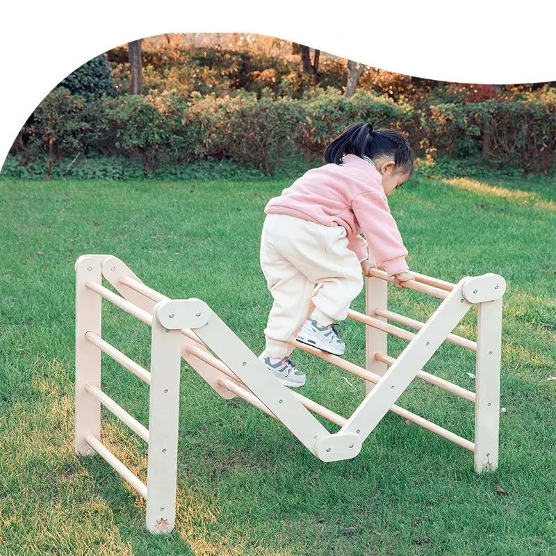Montessori Foldable Climber - Educational Wooden Toy