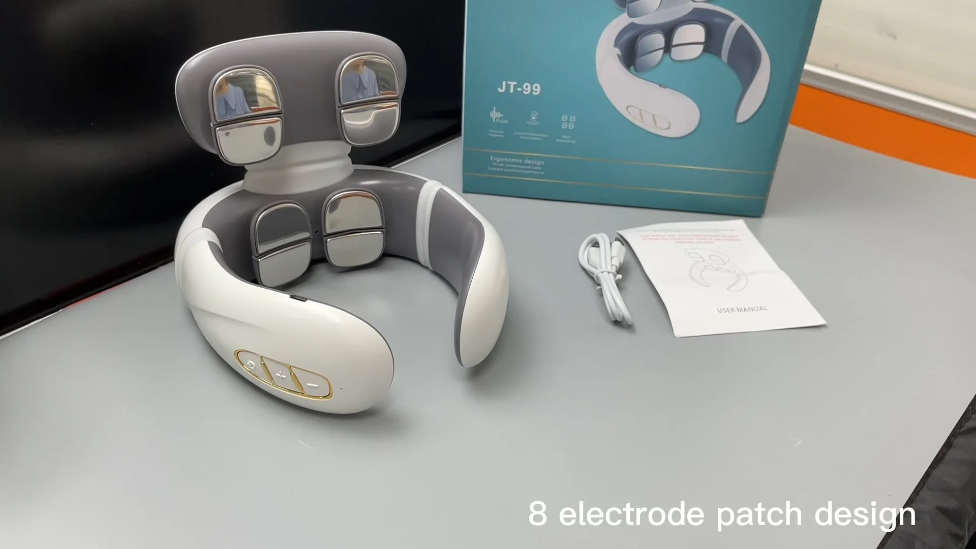 U Shape Intelligent Kneading Shiatsu Neck Pain Relief Care Device ...