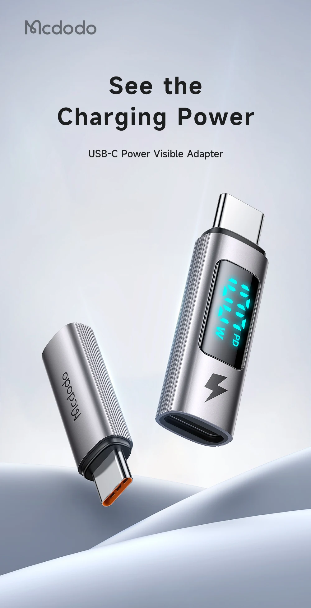 Mcdodo 609 Fast Charge 100W USB-C PD Power Adapter for Iphone15