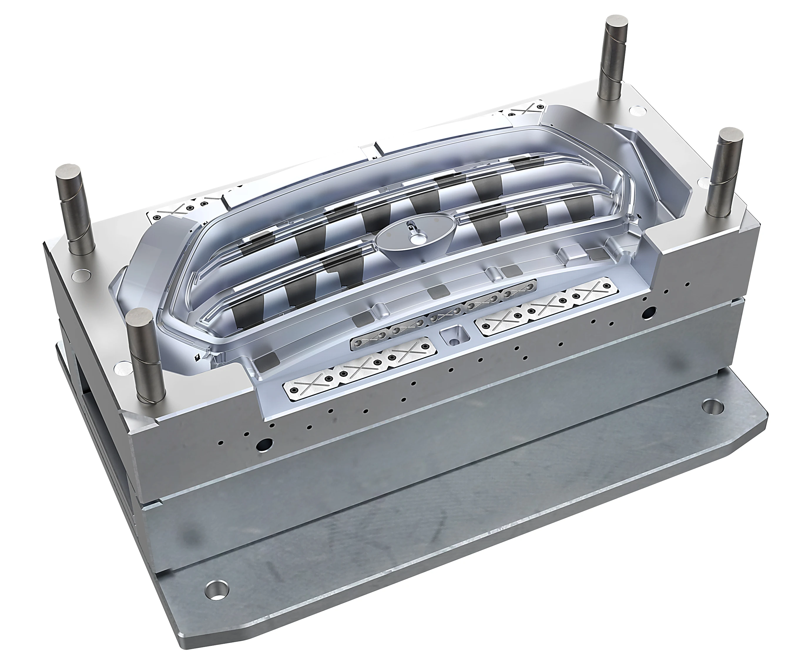 Car Bumper Plastic Injection Mold Auto Parts Mould Manufacturer ...