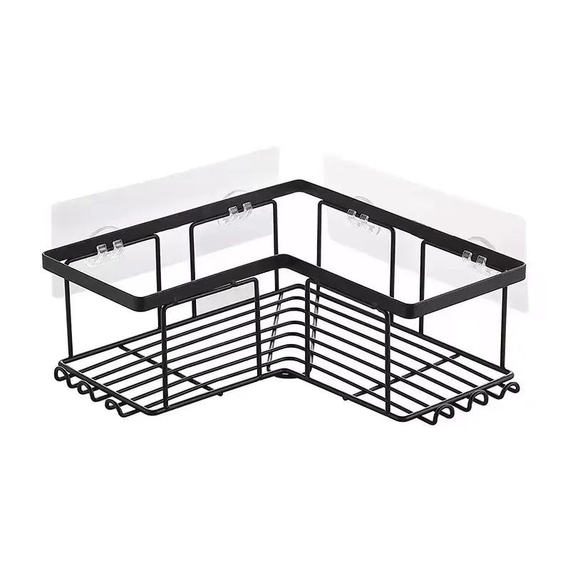 Lz-hwa.con Steel Wall Mounted Shelf Organizer Corner Storage Racks ...