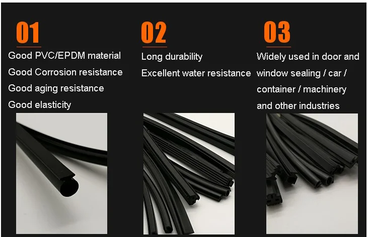 Extrusion Epdm Window Rubber Seal Strip - Buy Window Rubber Seal Strip ...