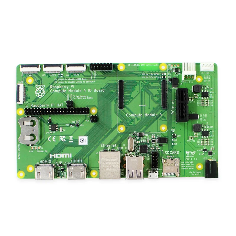 Raspberry Pi Compute Module 4 Io Board A 4 Carrier Board Interface Development Platform For Cm4