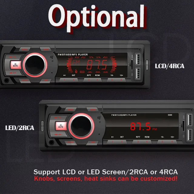 Single Din Car Radio Dual Fast Charge Adapter 1din Car Mp3 Mp4 Player ...