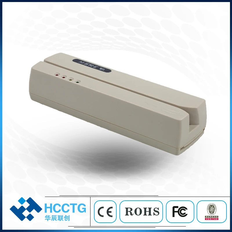 Usb/rs232 เครื่องอ่านบัตรแม่เหล็กสามแทร็กพร้อมเครื่องอ่าน Msr Hcc206 ...
