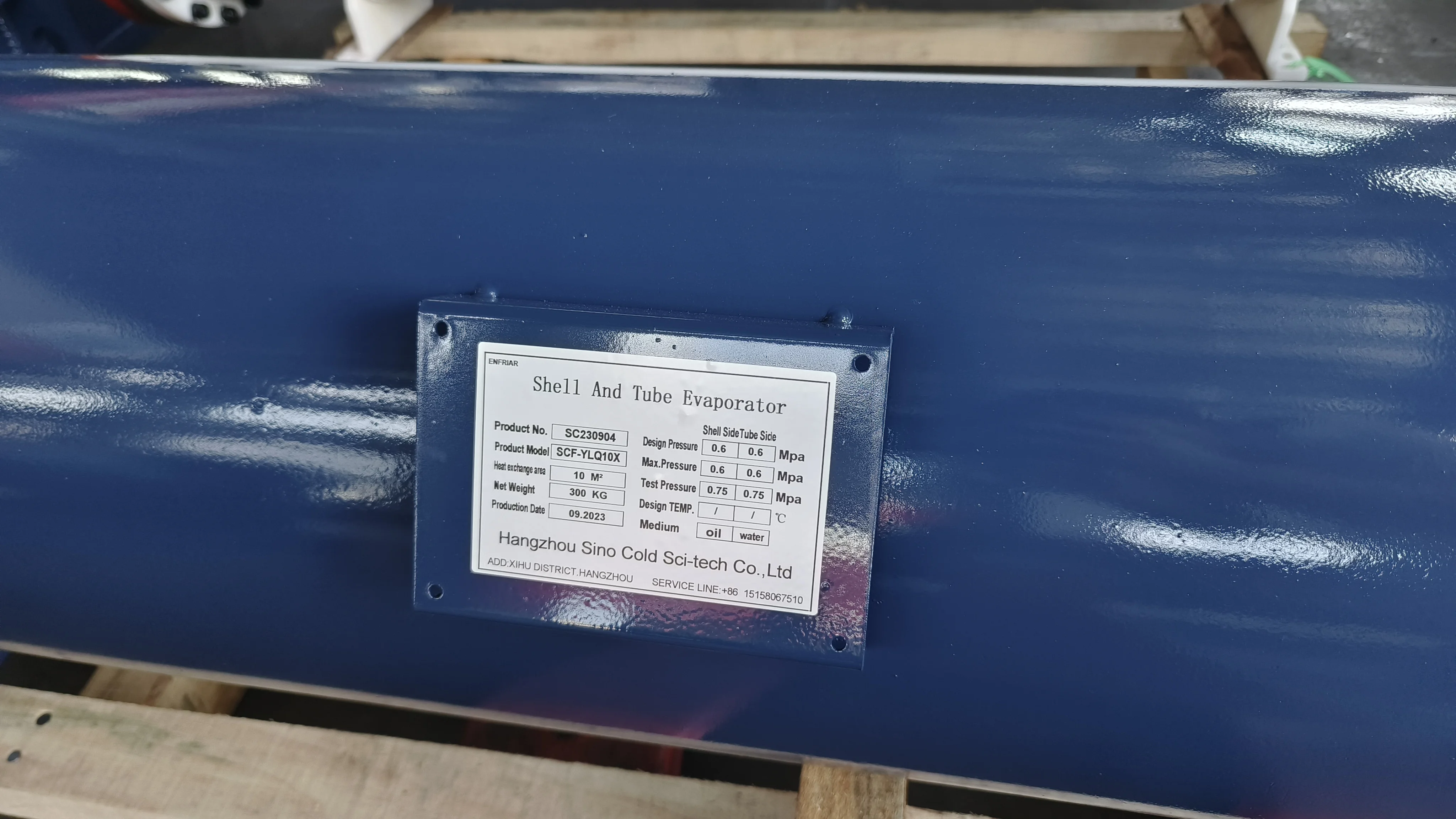 10 Square Meter High Efficiency Heat Exchanger Shell and Tube ...