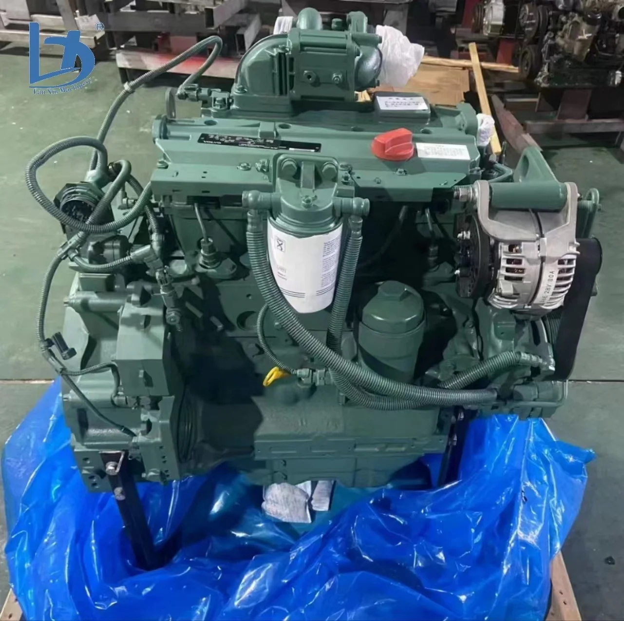 Excavator Motor Engine D4D Diesel Engine Assembly D4D D5D D5E D6D D6E D7D D7E D12D Engine Parts ...