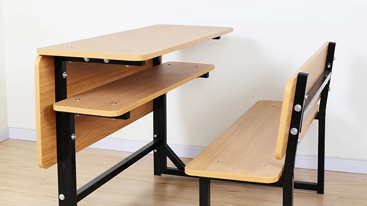 Traditional Iraq High School Student Classroom Desk Combo With Chair ...