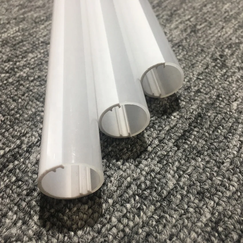Custom Plastic Extruded Lampshade Acrylic Pmma Bi-colors Cylinder Tubes ...