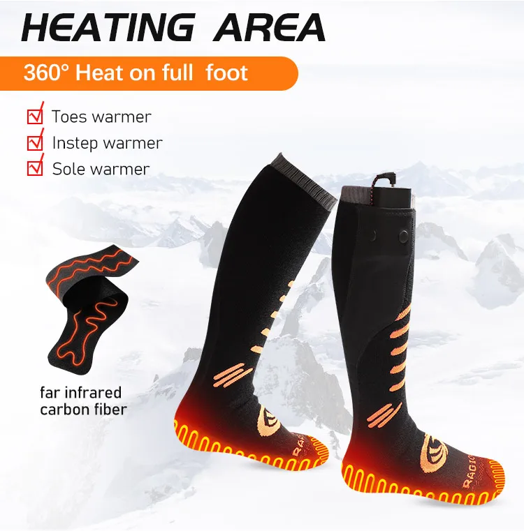 Battery Charged Heated For Sock Powered Electrical Self Heating ...