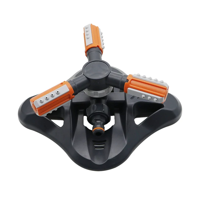 360 Degree Automatic Rotating Garden Lawn Water Sprinklers System Quick ...