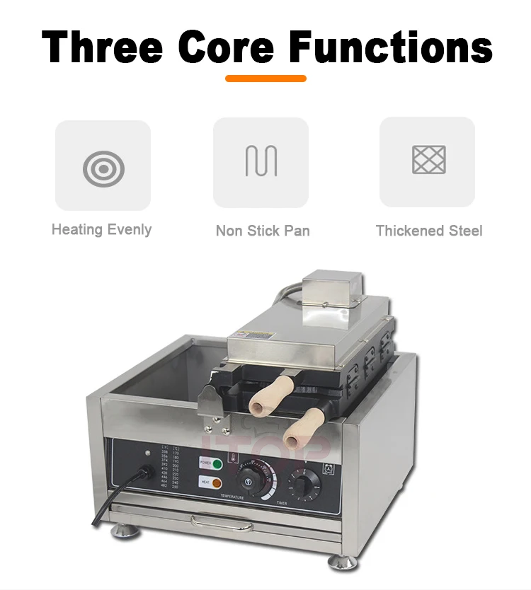 Japanese Taiyaki Machine - Electric Ice Cream Waffle Maker
