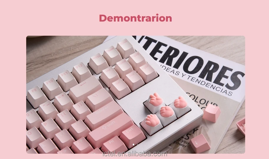 Monsgeek Akko Keycaps Rock Paper Scissors Praise Artisan Keycaps - Buy ...