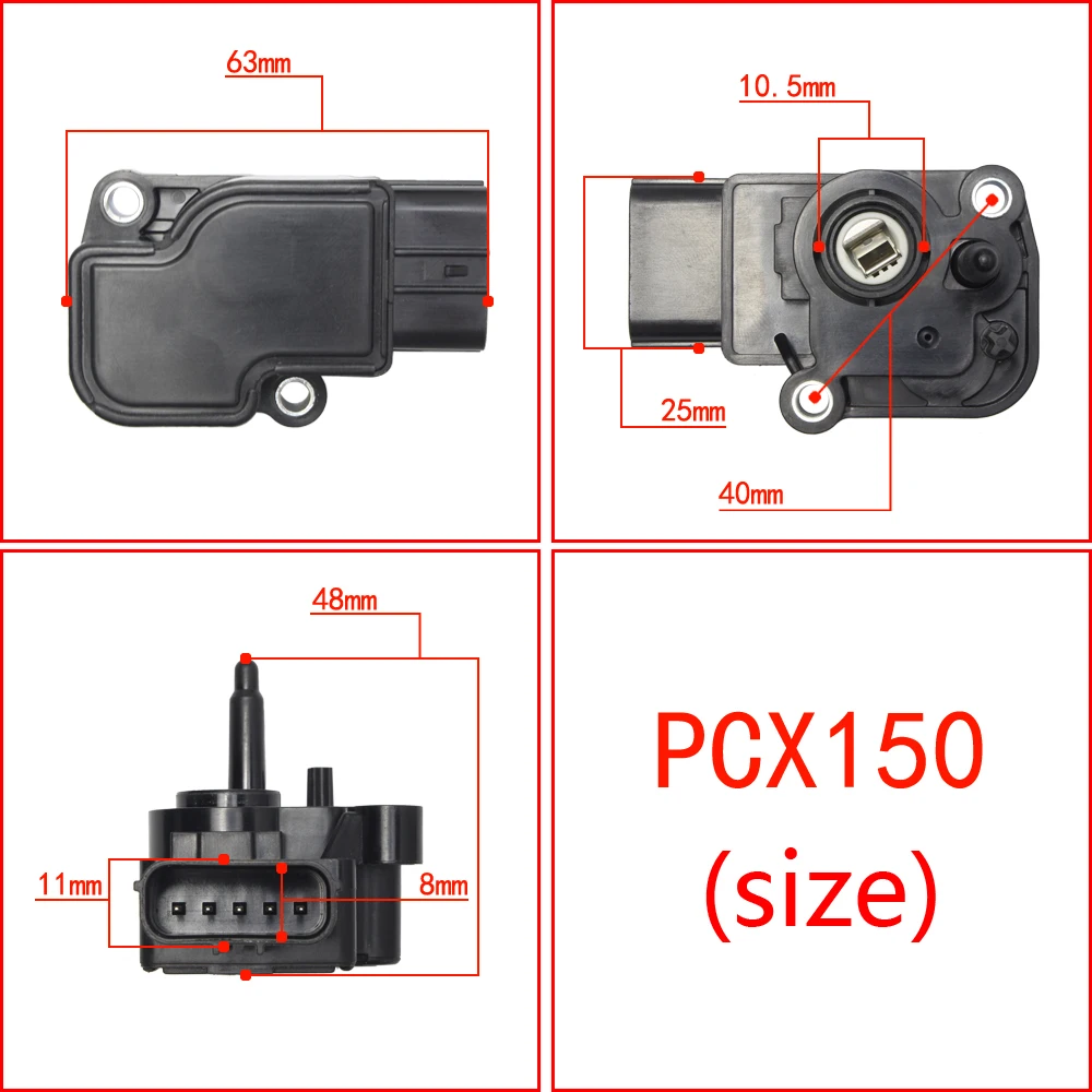 Motorcycle TPS Throttle Position Sensor for PCX125 & More