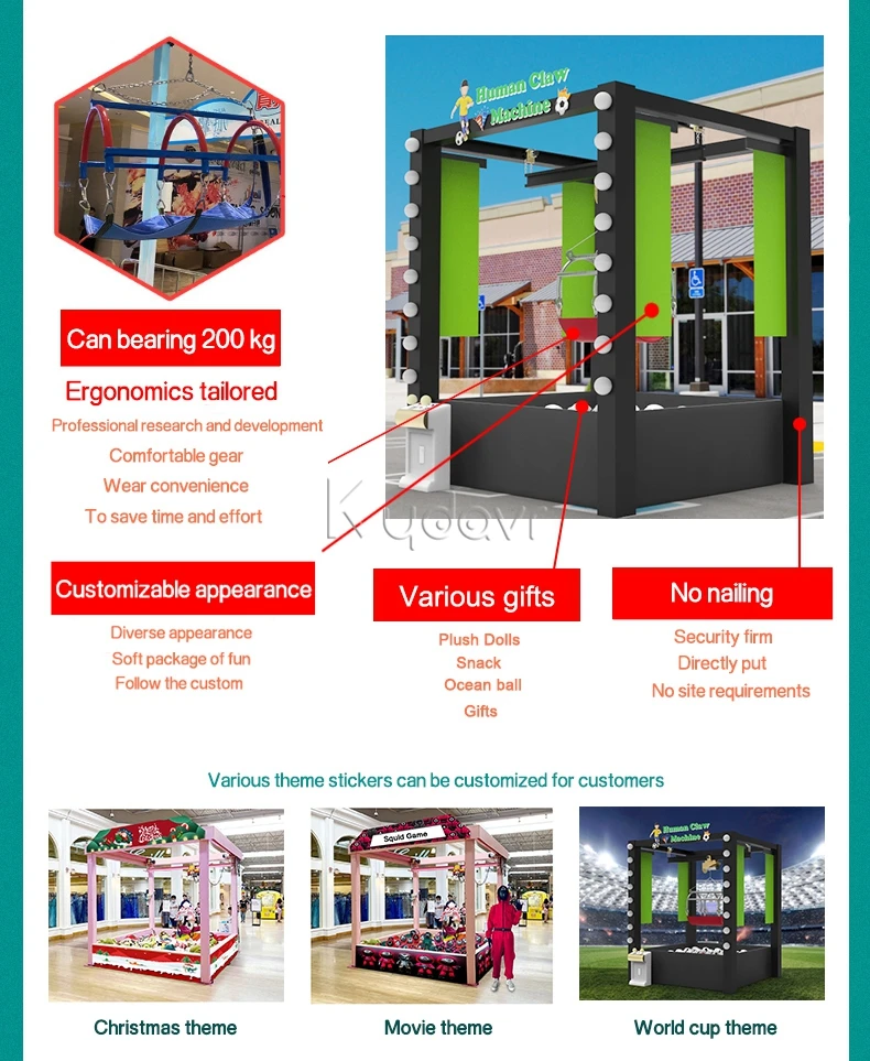 Adult Grabber - Snack Grabber Human Crane Machine