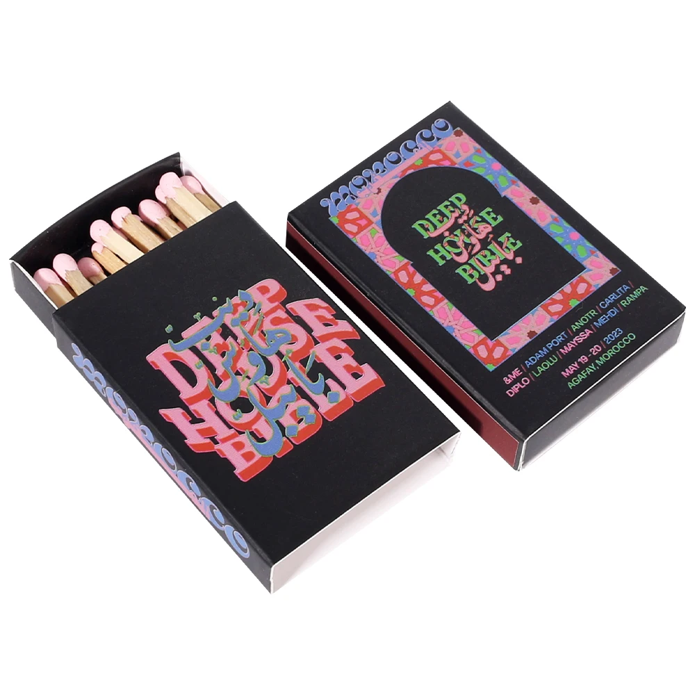Wholesale Matchboxes with Logo - Customizable & Recyclable