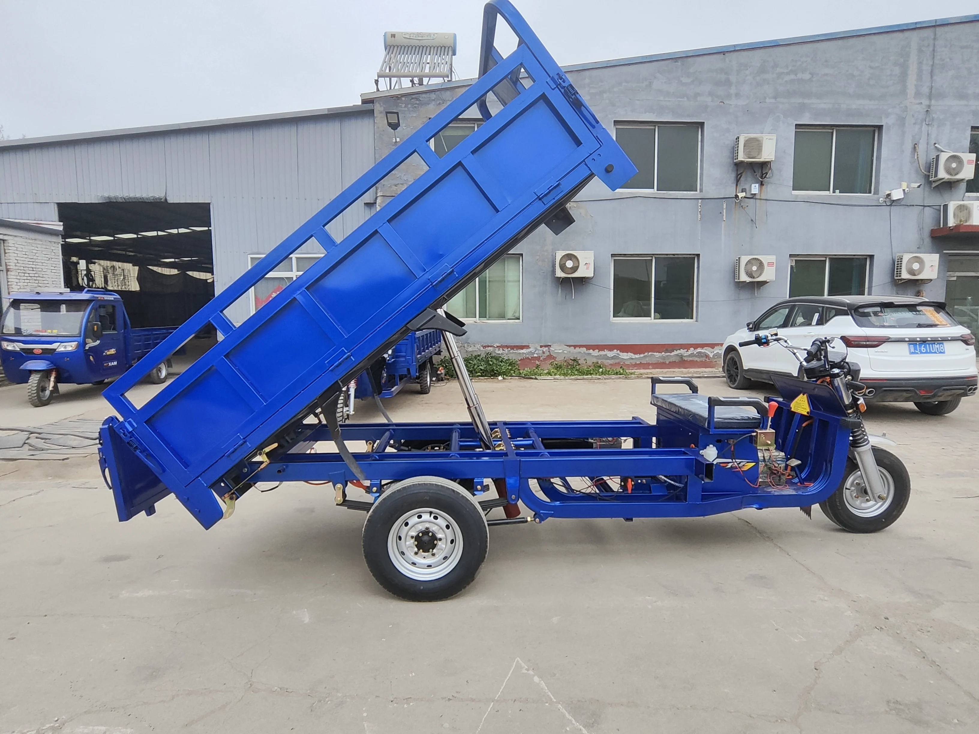 Super High Horsepower Heavy-Duty Electric Tricycle Open Body Type for ...
