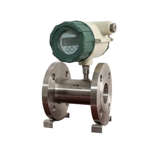 DN15 Intelligent Integral Gas Turbine Flow Meter with Totalizer OEM ...
