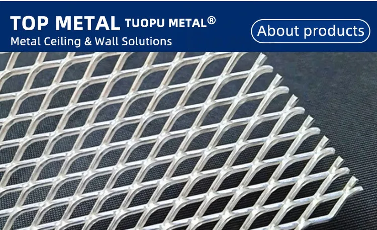 Facade Aluminum Expanded Metal Mesh Wall Panels