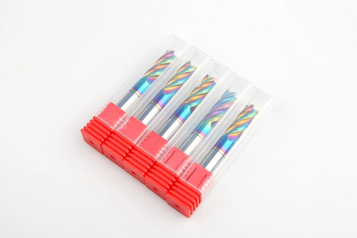 Bwin Hard Colorful Dlc Coating Custom Cnc Router Bits Milling Cutter ...