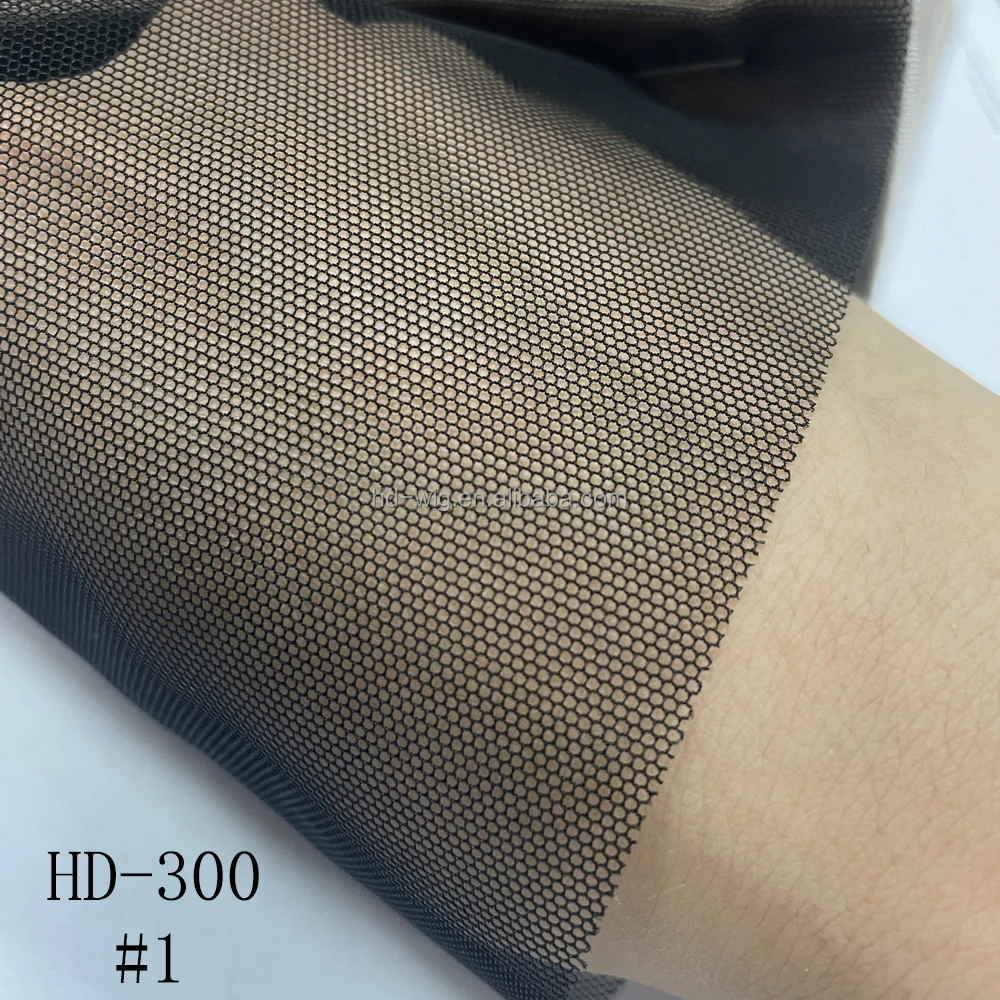 Good Quality Popular HD Lace Korea Lace Net Fabric for Making Wigs Transparent Lace HD-300 ...