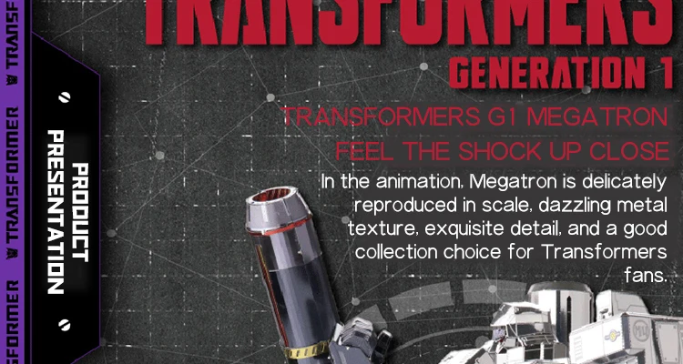 Megatron Metal Figure - Reser Robot Technology & Transformer Model Kits