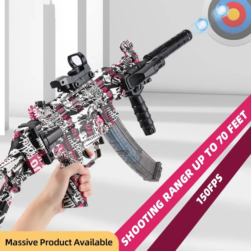 Bolas Gell Blaster Ak 47 Pistola De Balin M416 Orbeez Splatter Ball Pistola De Hidrogel Gel ...