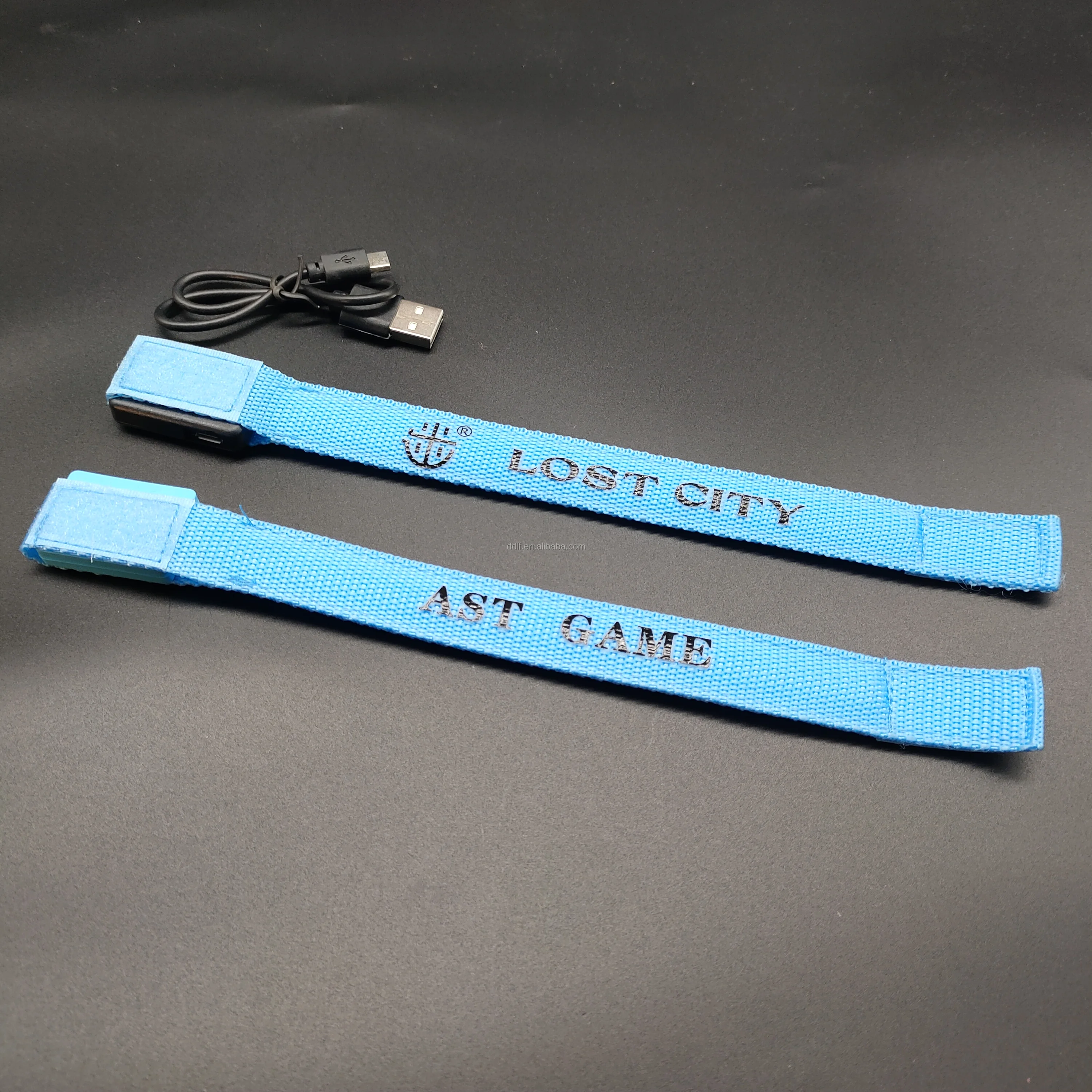 Custom LED Wristbands with Your Logo - Festive & Functional