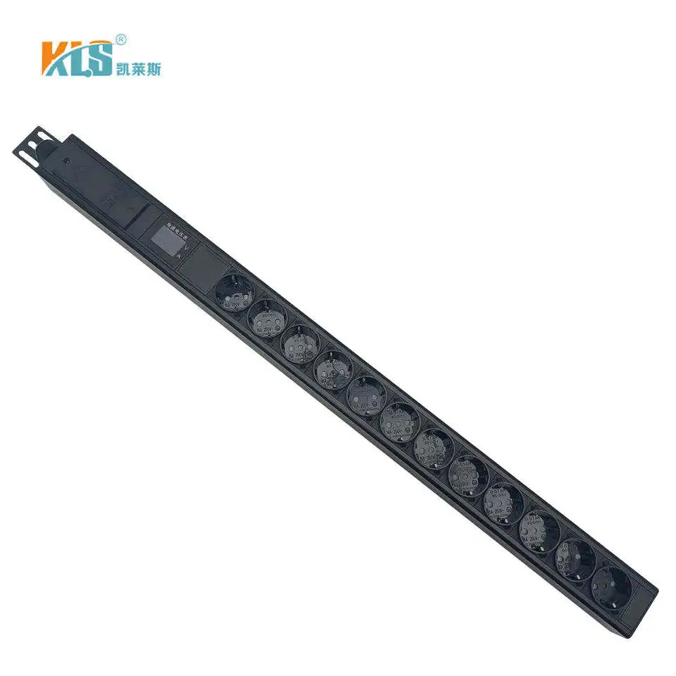 Pdu 12bit C13 Lockable Sockets 220v 16a Rack Mount 8way Pdu Iec C13 ...