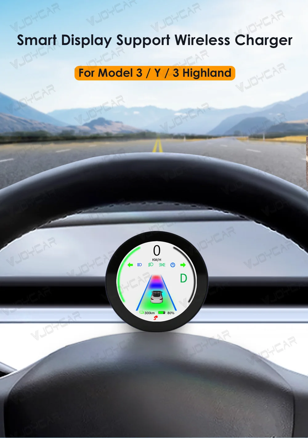 Tesla Dashboard Hud Screen Speed Monitor Head Up Display For Model Y ...