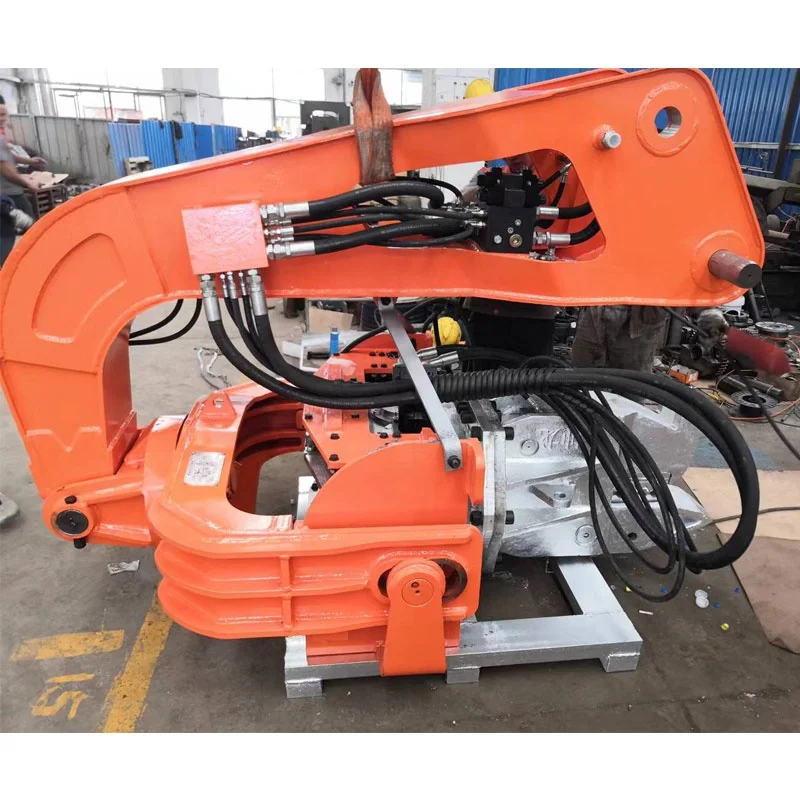 Precast Concrete Piles Hydraulic Static Pile Driver Excavator Post ...