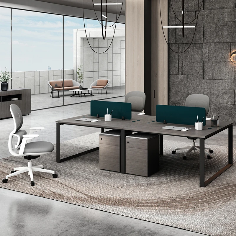 Wholesale Modern Office Table Design Modular 4 Seater Office ...