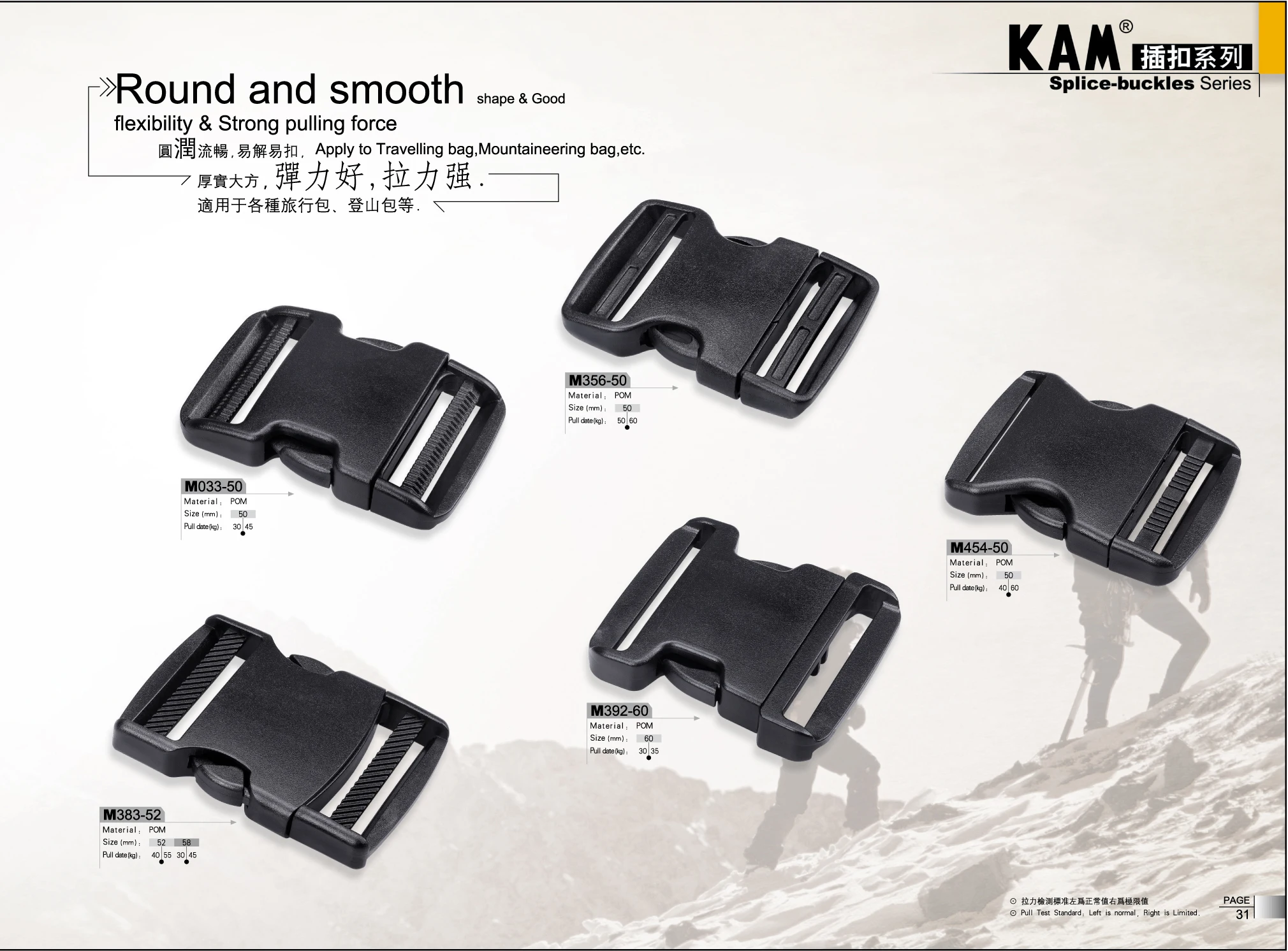 Quick Cam Lock Tactical Vest Belt Backpack Clasp Buckle