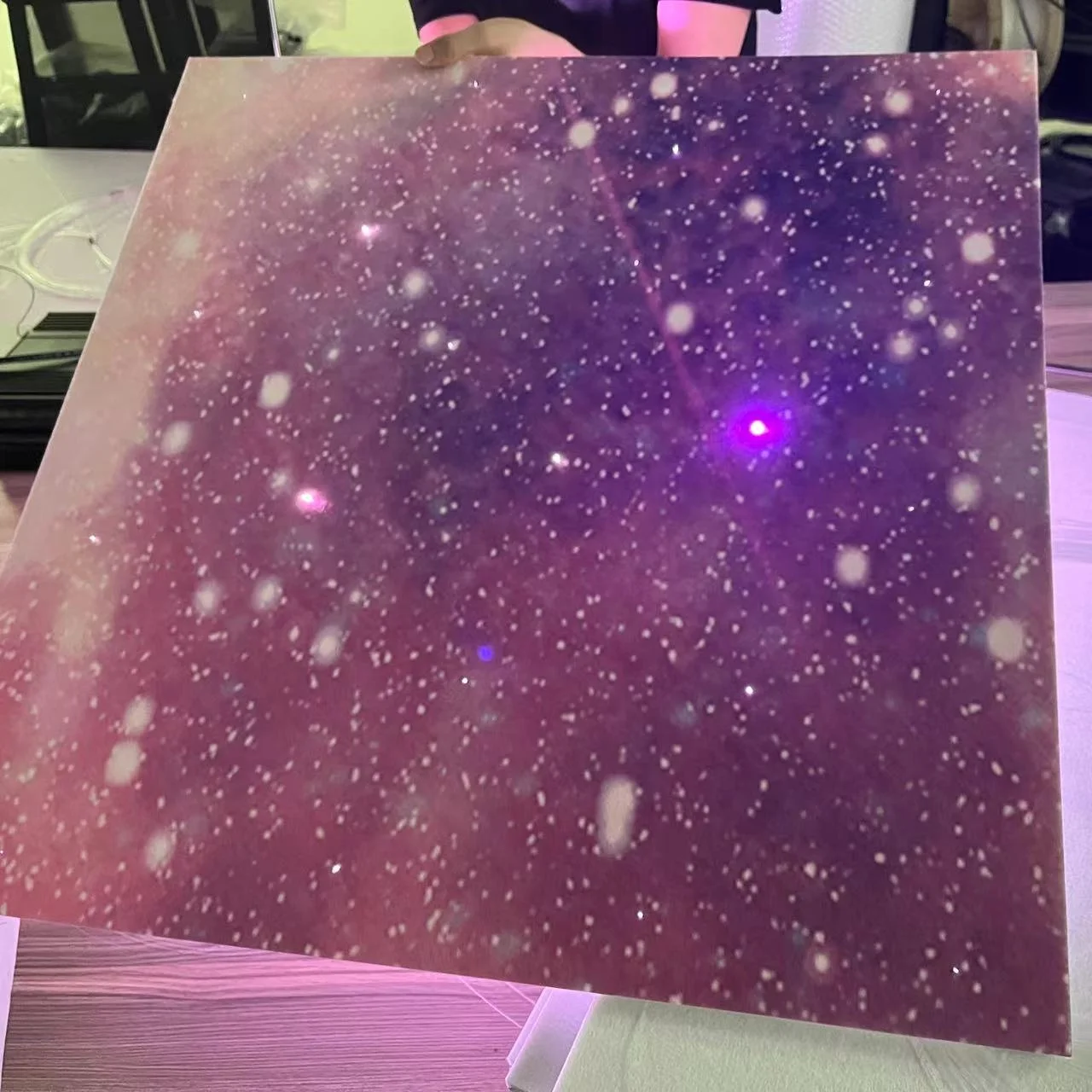 RGB Finished Starlight Ceiling Panels - Fiber Optic Lighting