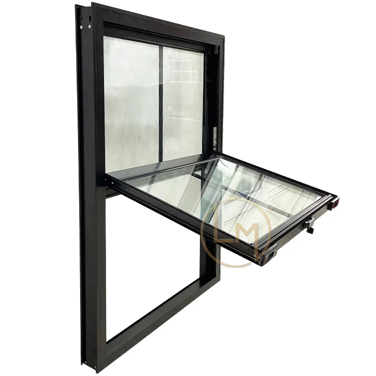 Thermal Break Aluminum Aluminum Double Hung Vertical Sliding Glass ...