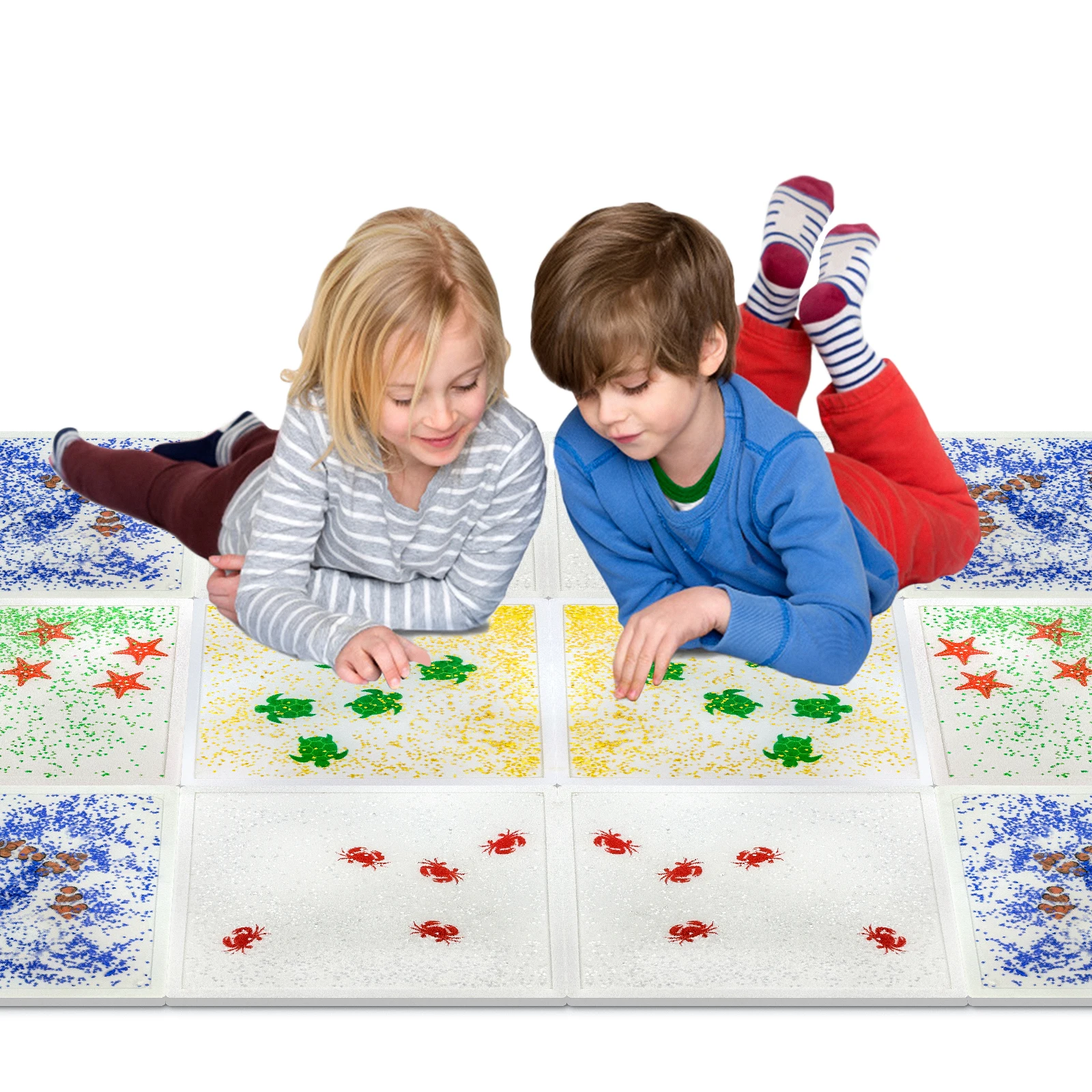 Sensory toys for autistic children Aquarium play mat stress relief ...