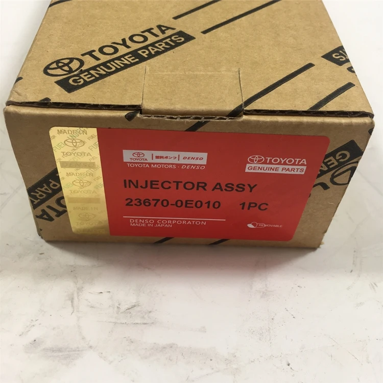 Denso Common Rail Fuel Injector 23670-0e010 295700-0550 For Hilux 1gd ...