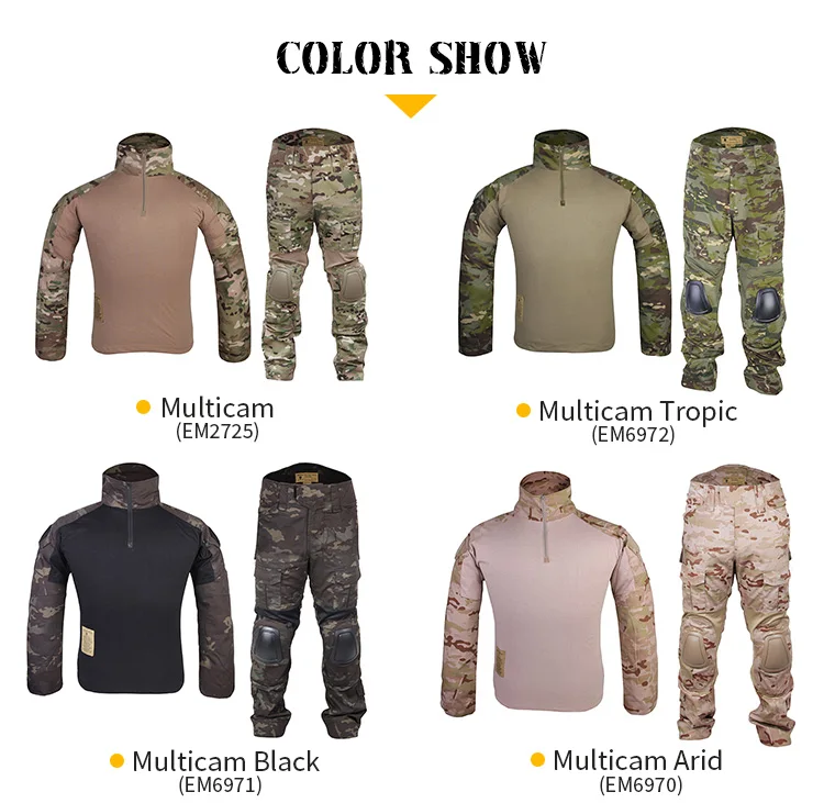 Emersongear G2 Rip-stop Tactical Frog Suit Combat Shirt Pants ...