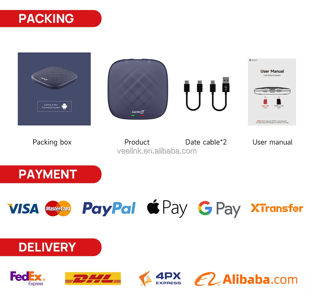 Carlinkit Ai Box - Qualcomm SDM660 128GB Smart Magicbox