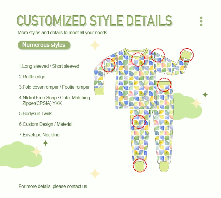 Shop Our Custom Reactive Print Organic Bamboo Clothing for Baby