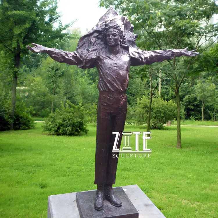 Life Size Bronze Dancing Michael Jackson Statue - Buy Dancing Michael ...