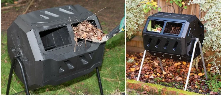 Garden Rolling 160L Compost Bin Tumbler - BPA Free