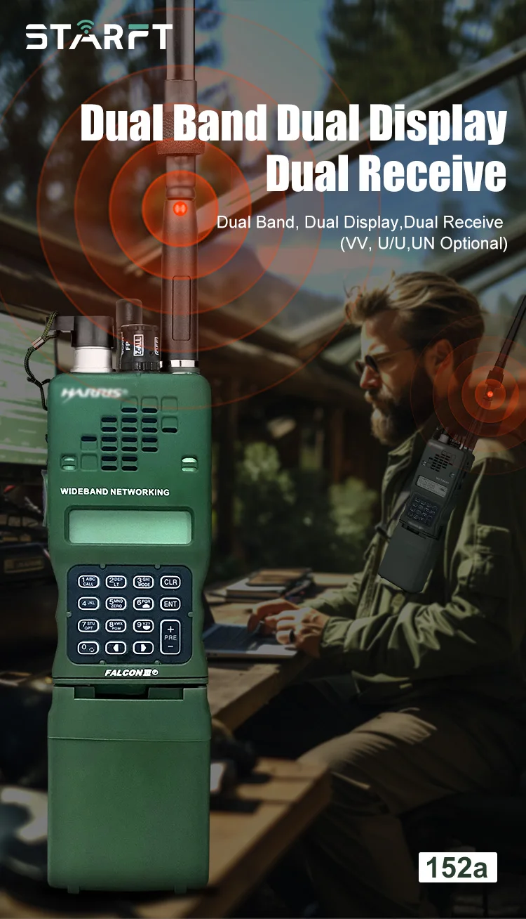 Starft GP-152A 10W Dual Band Dmr Radio Encrypted Talki Radio Walki ...